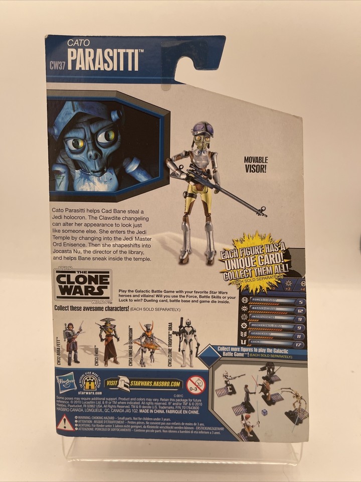 Star Wars The Clone Wars Cato Parasitti CW37 Galactic Battle Game ...