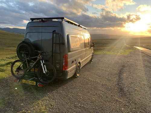 Mercedes Sprinter grey campervan bespoke conversion for ‘off grid ...