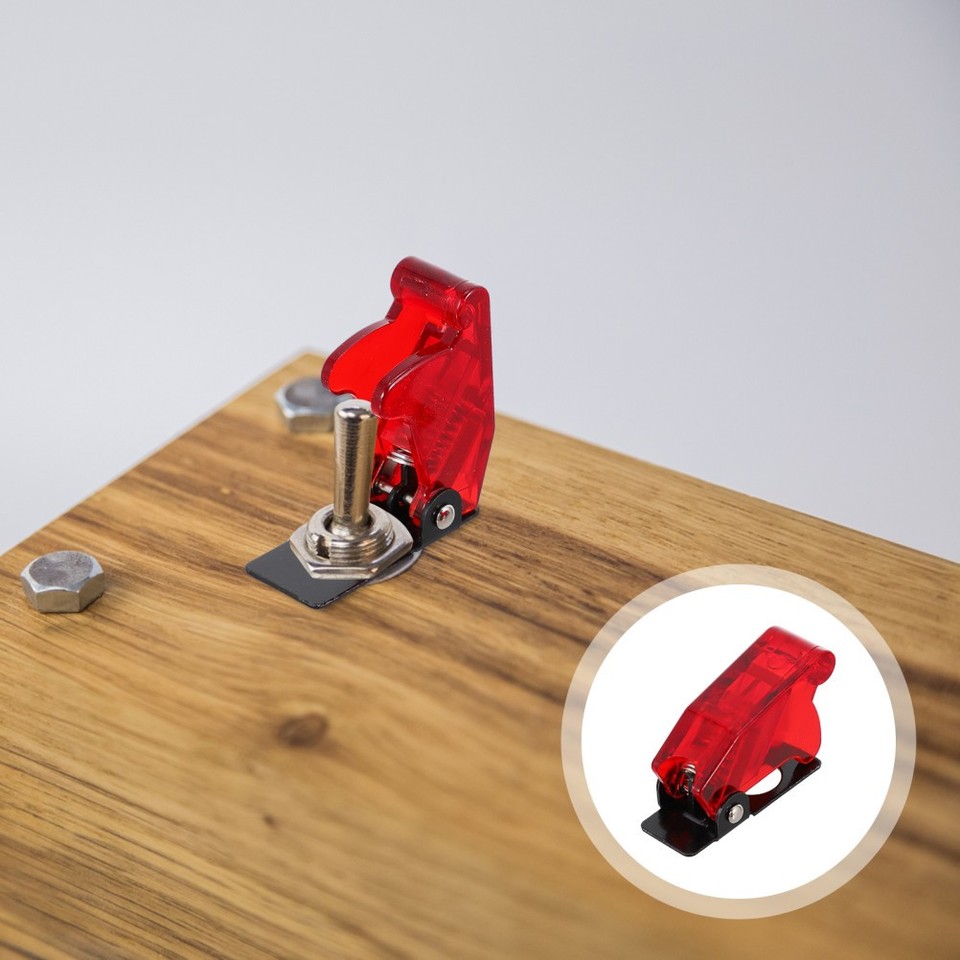 6 Pcs Protective Covers Dust-proof and Waterproof Switch Toggle Safety ...