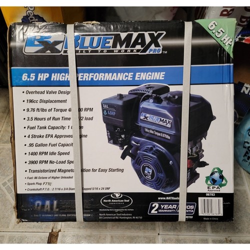 Blue Max 4-Stroke EPA 6.5HP Gas Engine 196cc OHV | eBay