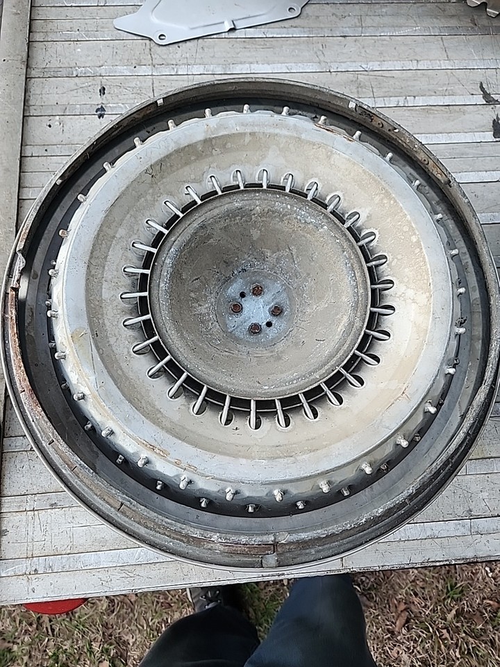 Set 4 Wire Spoke Wheel Covers 15" Hubcaps Hub Cap wheelcovers Dodge ...