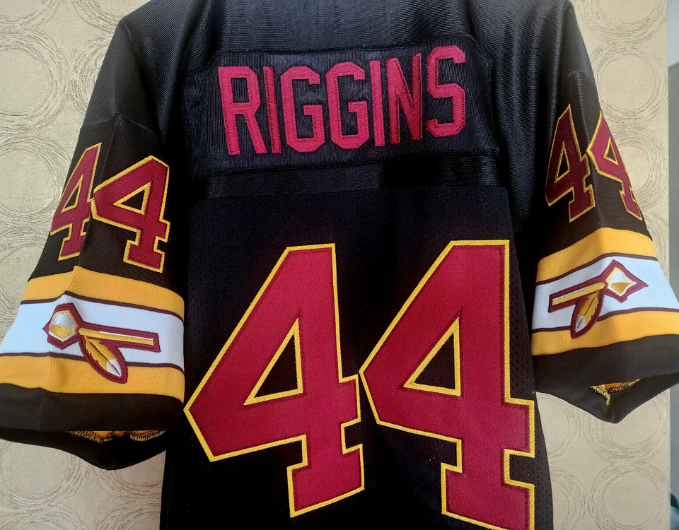 NEW TAG Washington Redskins #44 John Riggins Dual Patches sewn MENS ...