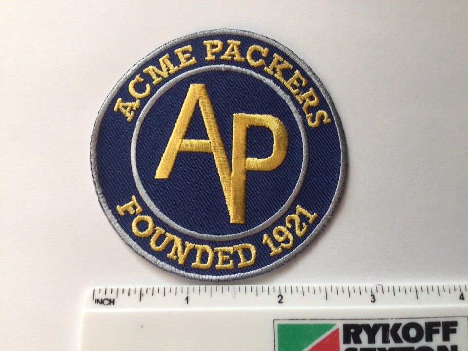 🏉💥💥 Vintage Acme Packers Premium Embroidered Team Patch,CLOSEOUT Was ...