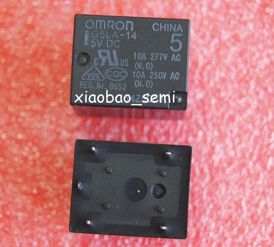 10PCS G5LA-14-5VDC Mini Power Relay PCB type 5V DC ORIGINAL OMRON | eBay