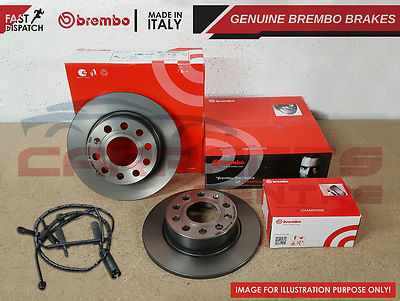FOR MINI ONE JOHN COOPER S WORKS R50 R53 R52 BREMBO REAR BRAKE DISCS ...
