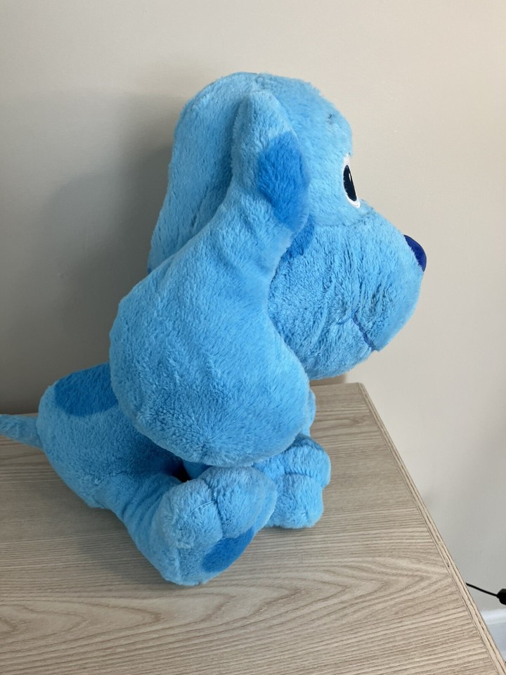 Blues Clues Big Hugs Blue Plush Stuffed Animal Large 16" Nickelodeon ...