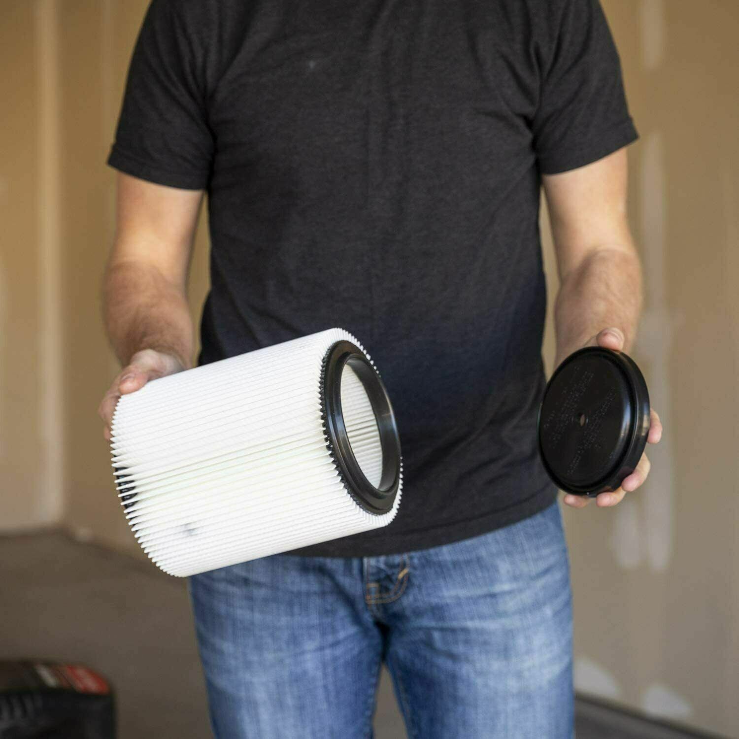 For Shop Vac Filter Cap & Wingnut Craftsman Ridgid 5+ 6 8 12 16 gal ...