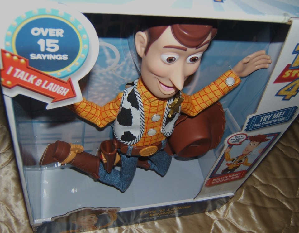 Toy Story 4 Lots O' Laughs Woody *New 2019 Think way Toys 64442640828| eBay