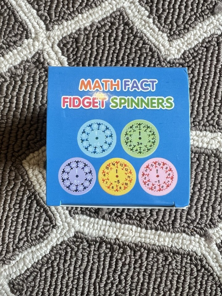 Math Fact Fidget Spinners - Multiplication & Division Set | eBay