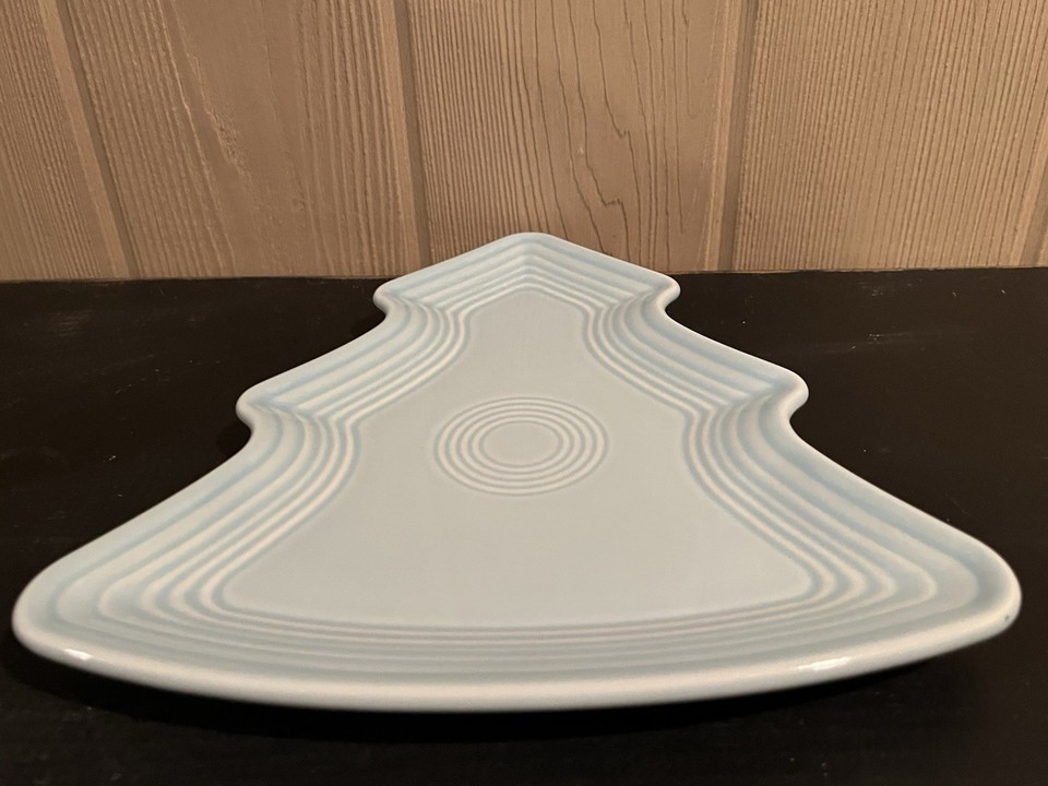 Fiestaware Christmas Tree Shaped Plate Fiesta Xmas Serving Dish 10"x 7 ...