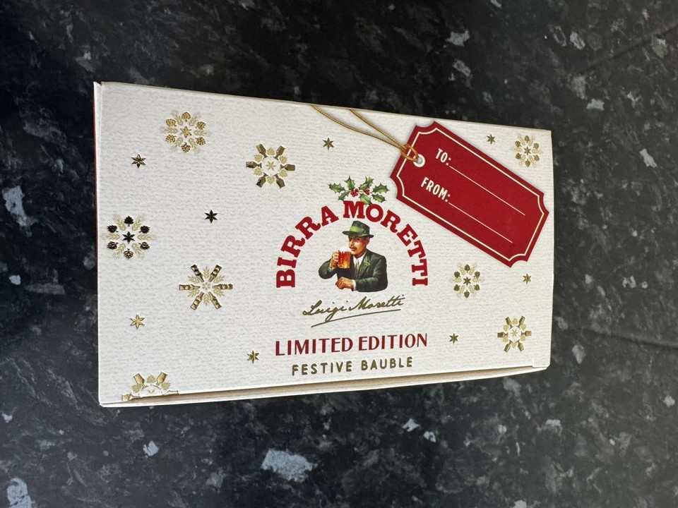 2 x Birra Moretti Limited Edition Festive Bauble Truck Hanging ...