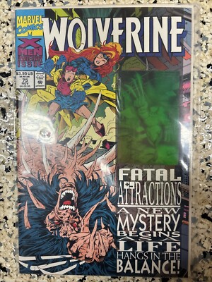 Wolverine 75 (6.0) 1st Print 1993 Blue/Green Hologram - Flat Rate ...