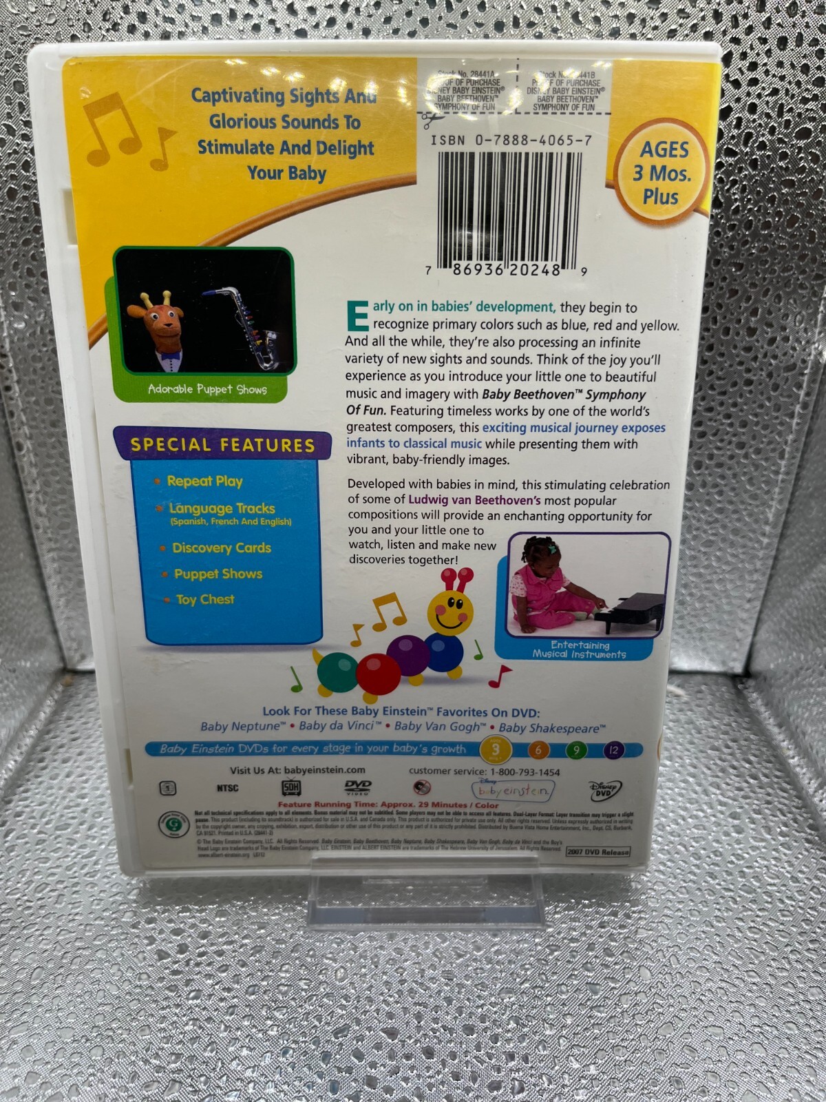 Disney Baby Einstein - Baby Beethoven (DVD, 2002) Symphony Of Fun ...