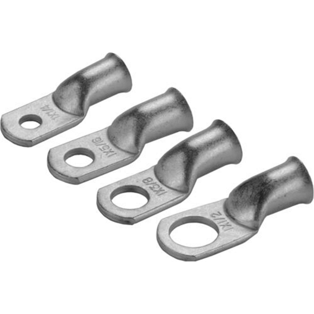 Heavy Duty Cable Lugs Battery Ends Tinned Copper Eyelets Ring Terminal ...