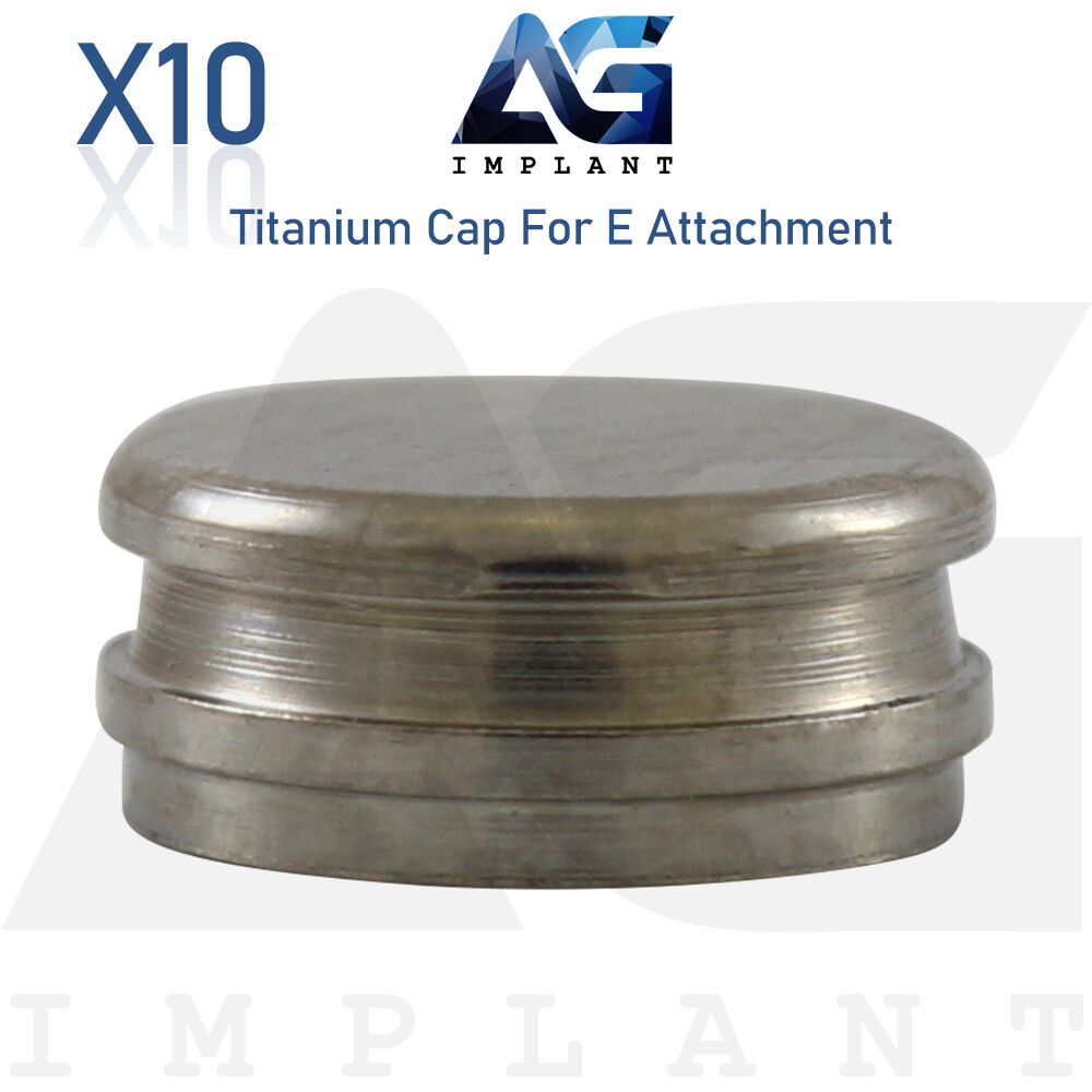 10 Regular Titanium Metal Caps For E Attachment Dental Abutment | eBay