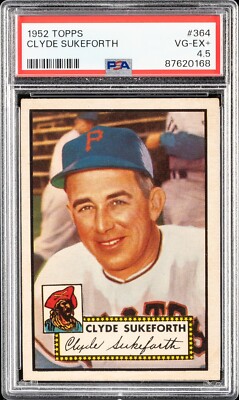 1952 Topps Clyde Sukeforth #364 PSA 4.5 NICE! SOLID CENTERING | eBay