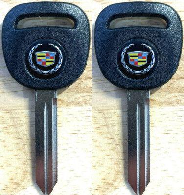 2 Pack - Replacement Key Blank With Cadillac Logo B102 Cadillac Key ...