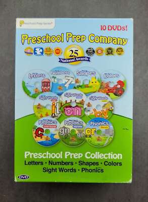 Preschool Prep Series Collection - 10 DVD Boxed Set (Meet the Letters ...