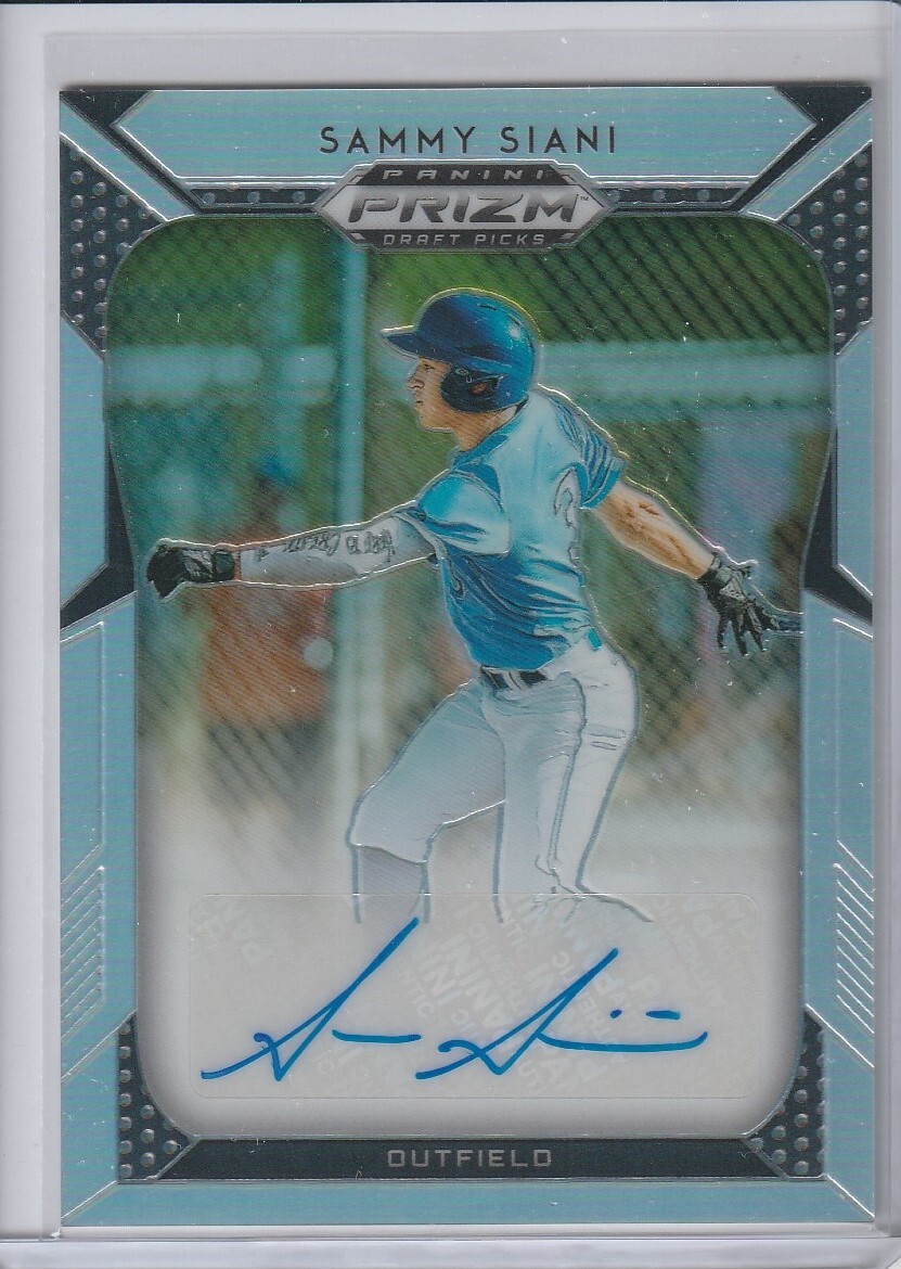 SAMMY SIANI 2019 Prizm Draft Picks Silver AUTO PIRATES | eBay