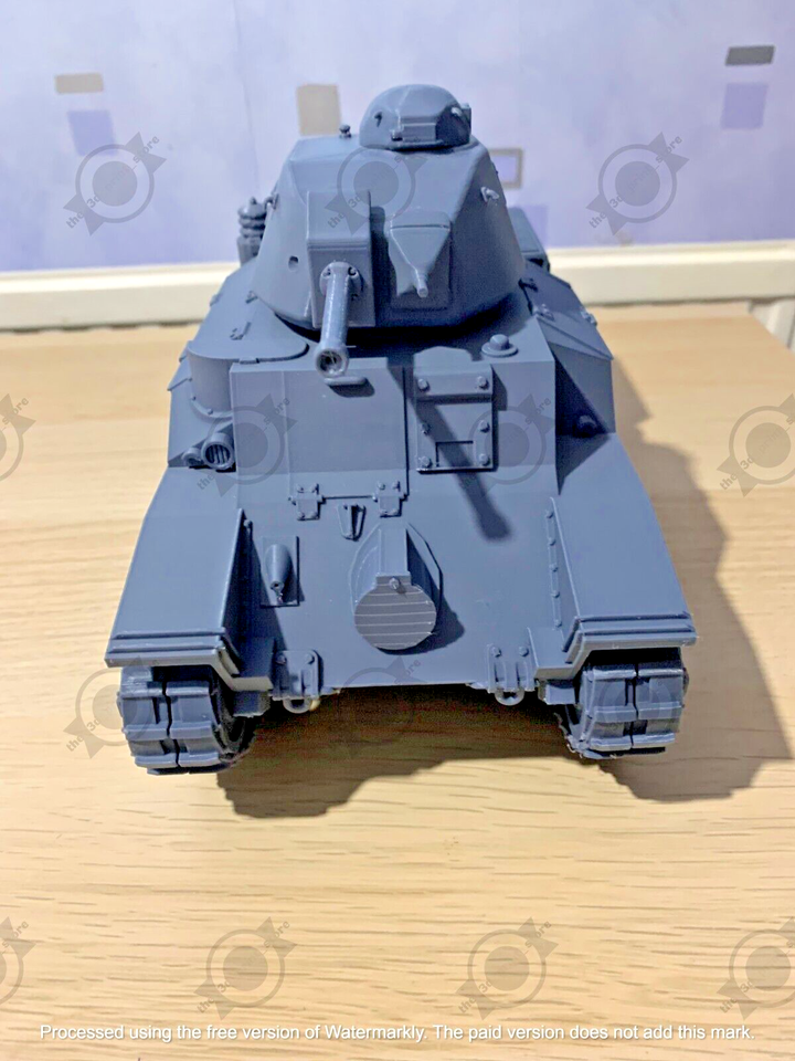 WW2 FRANCE RENAULT D2 MODEL 1938, APX-4, 3D PRINTED, MANY SCALES ...