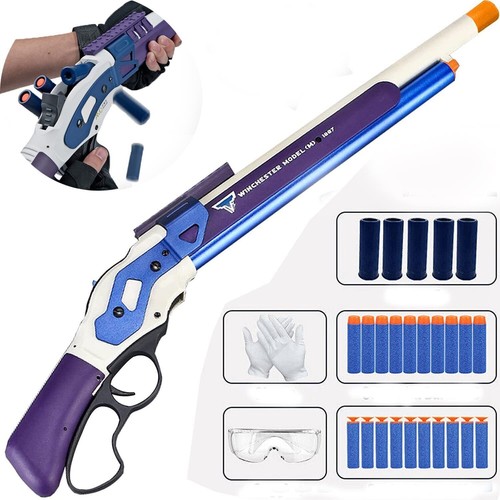 Toy Gun Models Foam Blasters (27-Inch) Soft Bullet Shotgun, Empty Shell ...