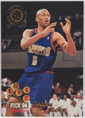 94-95 Stadium Club Jalen Rose Rookie Card (Denver Nuggets) | eBay