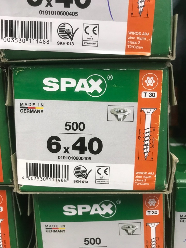 SPAX ®Wirox verz. Original ABC T-Star Plus Senkkopf, Torx ...