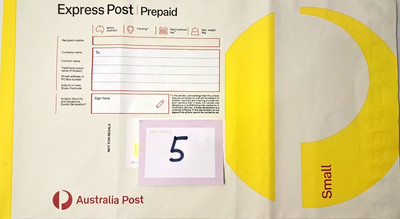 Australia Post Express Post Prepaid Satchel SMALL up to 5 kg Satchel ...