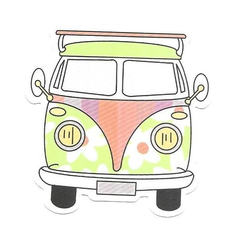 PETIT AUTOCOLLANT - COMBI : VW VOLKSWAGEN AUTO CAR / LITTLE STICKERS | eBay