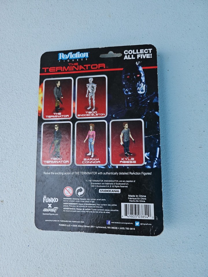 Funko Super 7 The Terminator ReAction Action Figure THE TERMINATOR-New ...