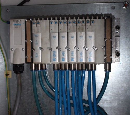 Pneumatic Sequencing Festo VMPA-KMS1-24-5 VALVE MANIFOLD control ...