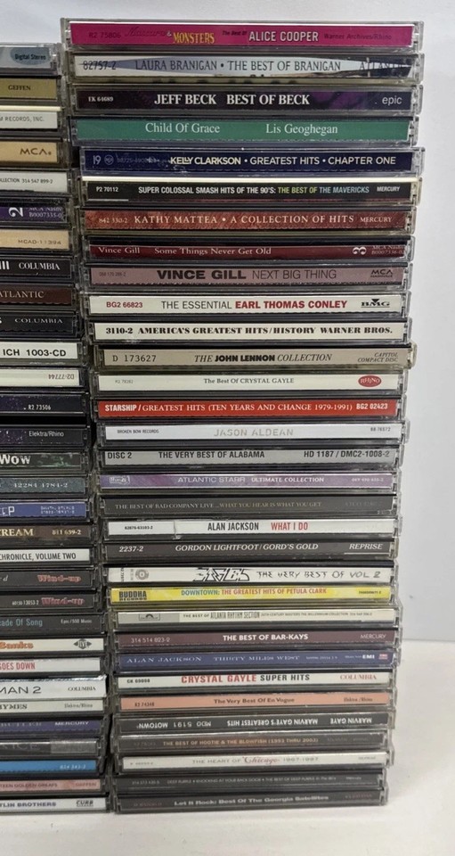 Lot Of 125 Assorted Music CDs Estate Find Mixed Genre Artist Hip Hop ...