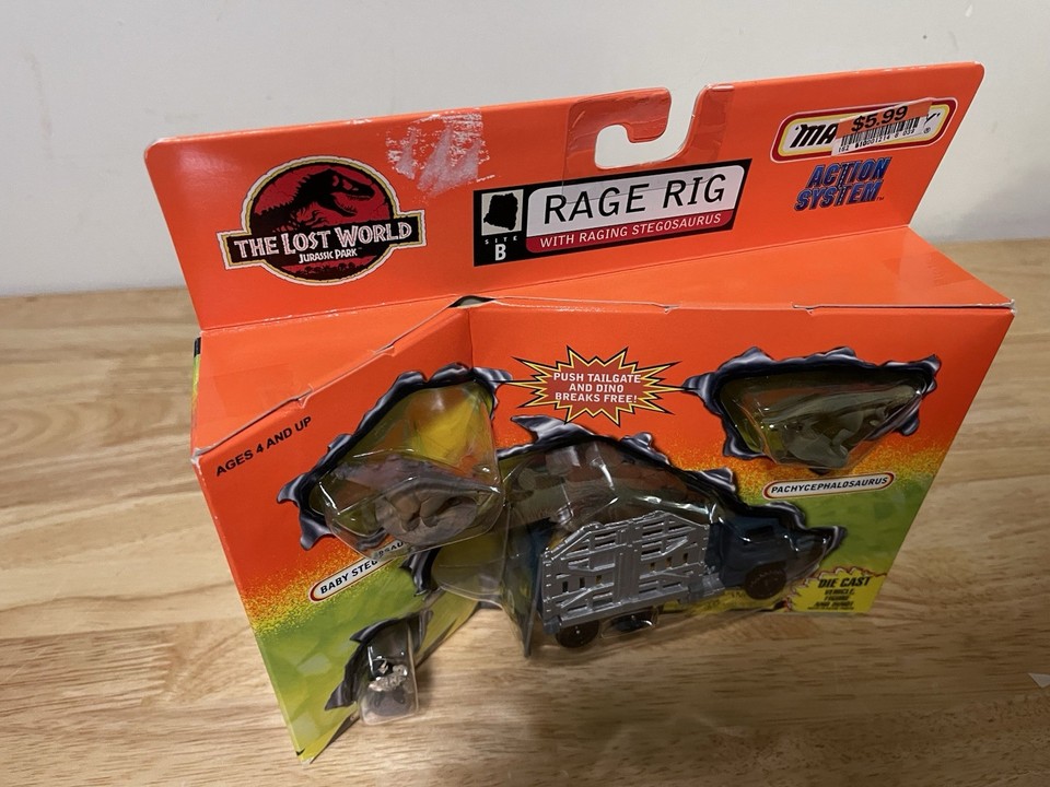 Matchbox The Lost World Jurassic Park Rage Rig Stegosaurus Action ...