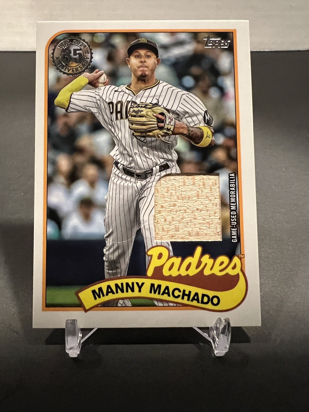 Manny Machado 2024 Topps Series 1 Game Used Bat Relic 1989 Padres | eBay