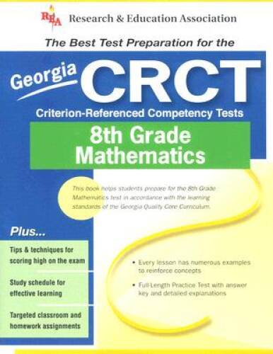 Georgia CRCT Grade 8 Math (REA) - The Best Test Prep for GA Grade 8 ...