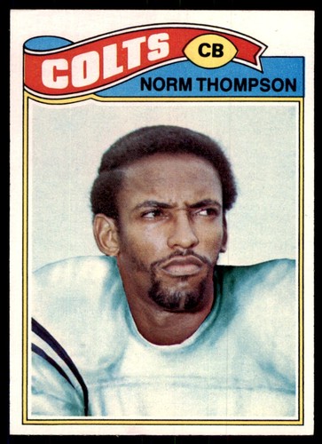 1977 Topps Norm Thompson Football Card Baltimore Colts #379 | eBay