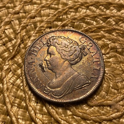 1711 Great Britain Shilling Anne Die-break Error Obverse Super Coin | eBay