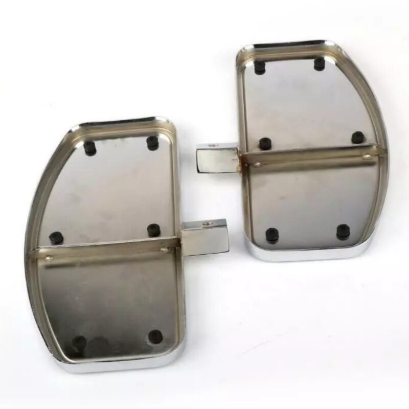 1 Pair Motorcycle Floorboard Adjustable Pedal Foot Plate Footrest ...