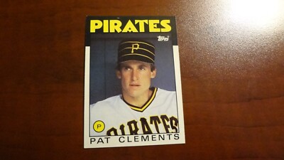 1986 TOPPS # 754 754 PAT CLEMENTS BASEBALL CARD | eBay