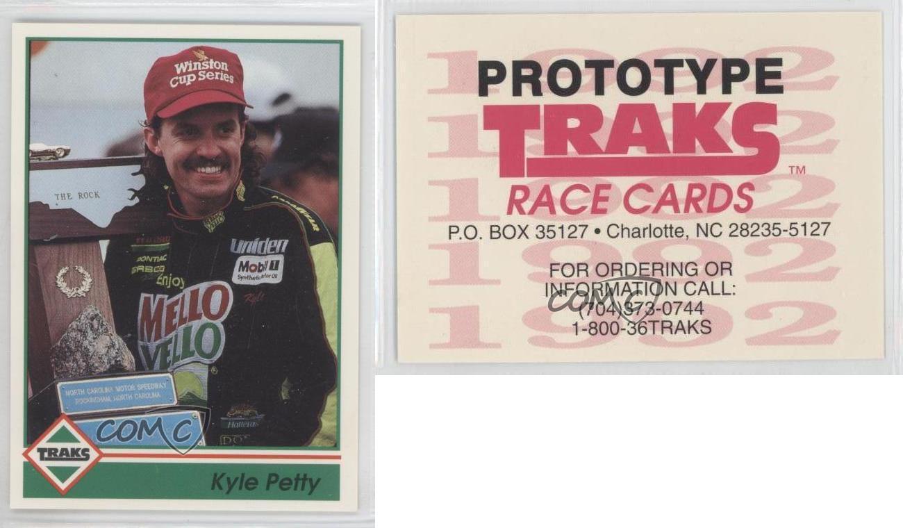 1992 Traks Race Card Prototype Kyle Petty Racing Card | eBay