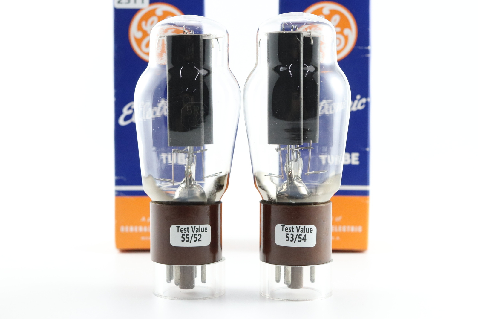 A pairs 5R4GY 5Z3P 5U4 5AR4 TUBES US GE IN ORIGINAL BOX. double Square ...