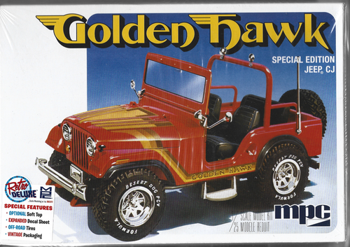 MPC Golden Hawk, Special Edition Jeep, CJ, Retro Deluxe Edition 1/25 ...