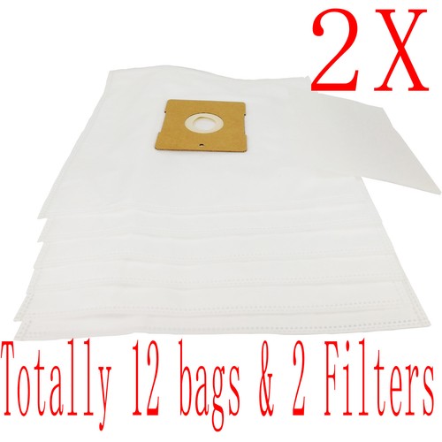 12X Bags + 2 Fitler For Vax - Bliss 2700, VS03R, VS073, VS032, VS-074 ...