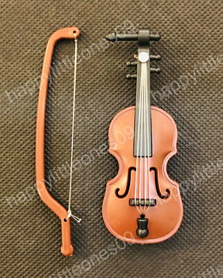 Doll House Barbie Doll Miniature Violin Musical Instrument & Cotton ...