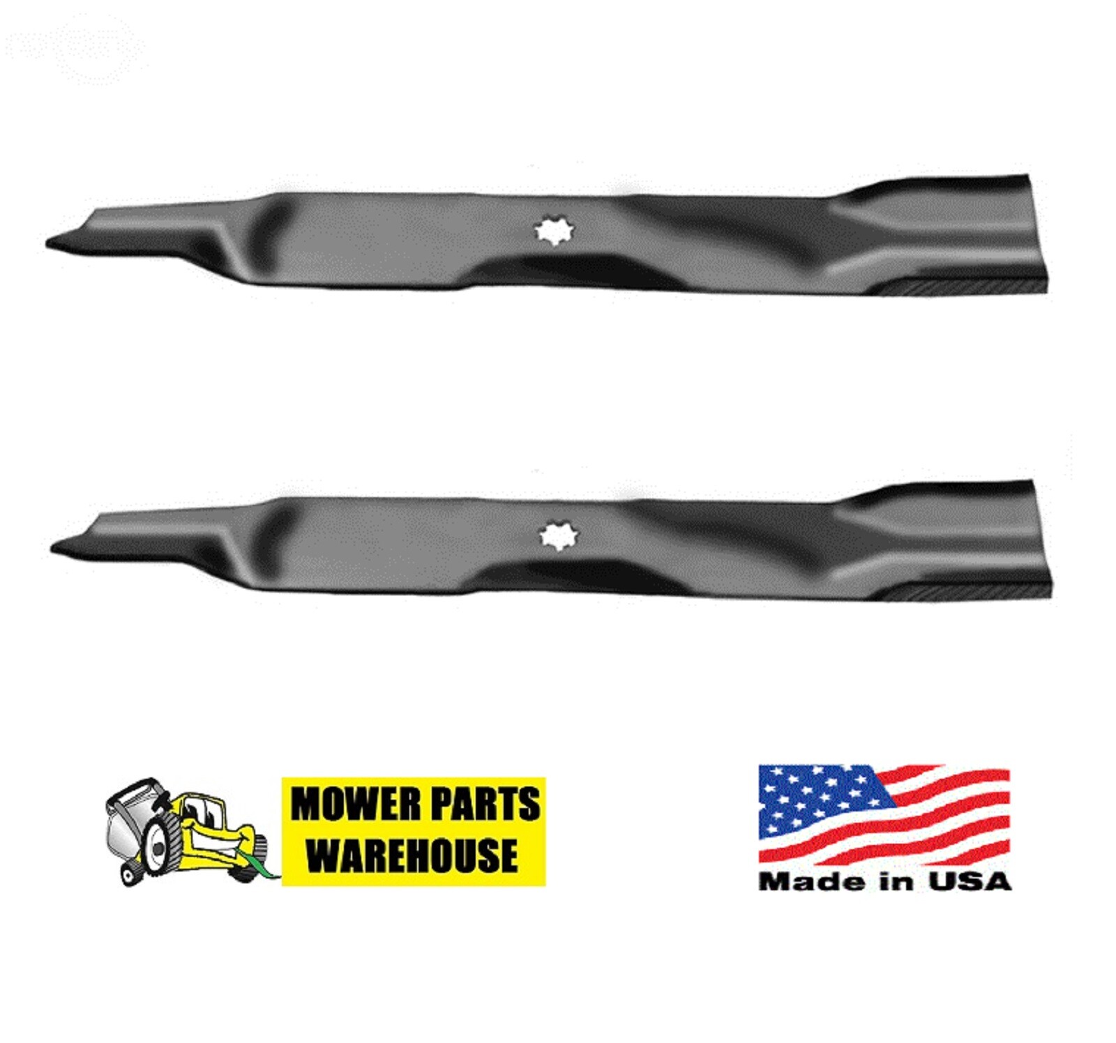 2 NEW REP JOHN DEERE AM137327 AM141034 AM141032 M154061 MOWER BLADES 42 ...