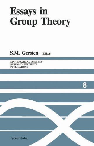 Mathematical Sciences Research Institute Publications: Essays in Group ...