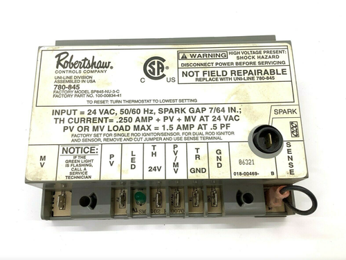 780-845 Robertshaw Universal Ignition Control Module 100-00834-41 used ...