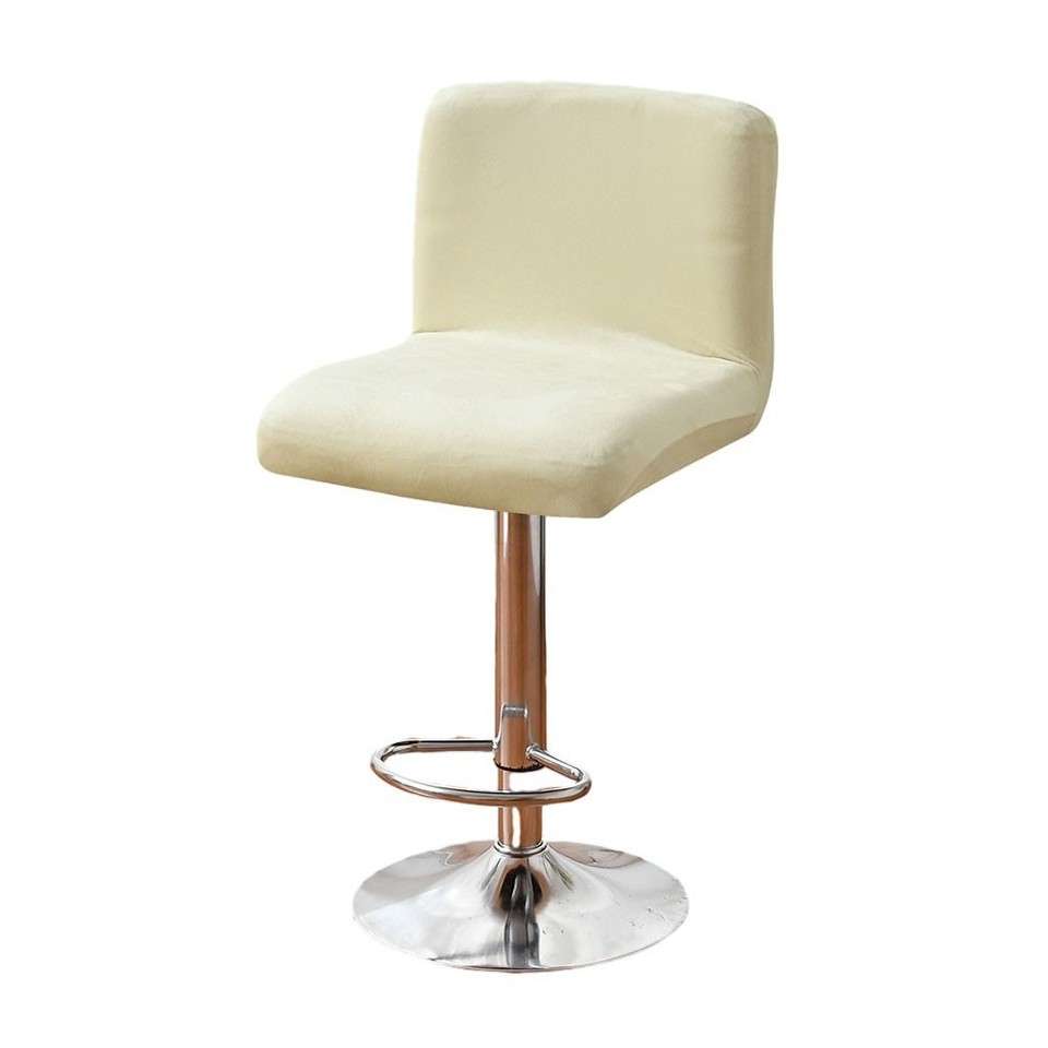 High Quality Silver Fox Fleece High Stool Chair Cover Stretch Chair ...