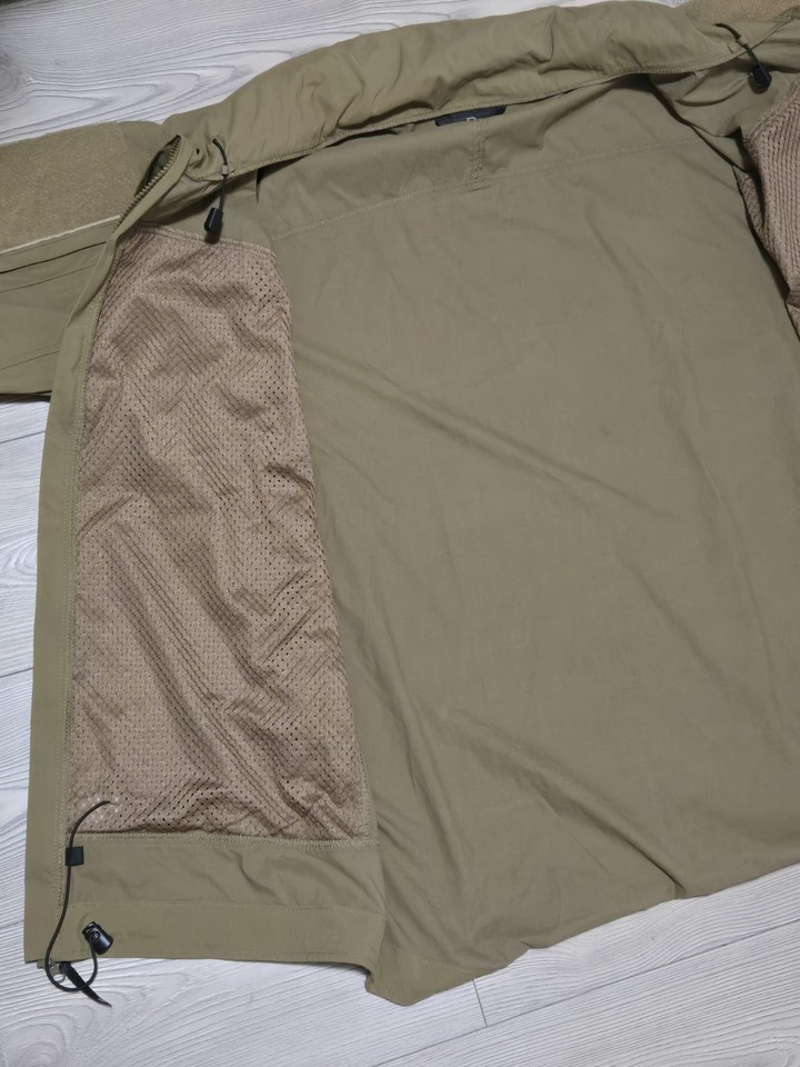NWOT BEYOND L5 Glacier PCU Soft Shell Jacket XL Long Coyote Brown Cold ...