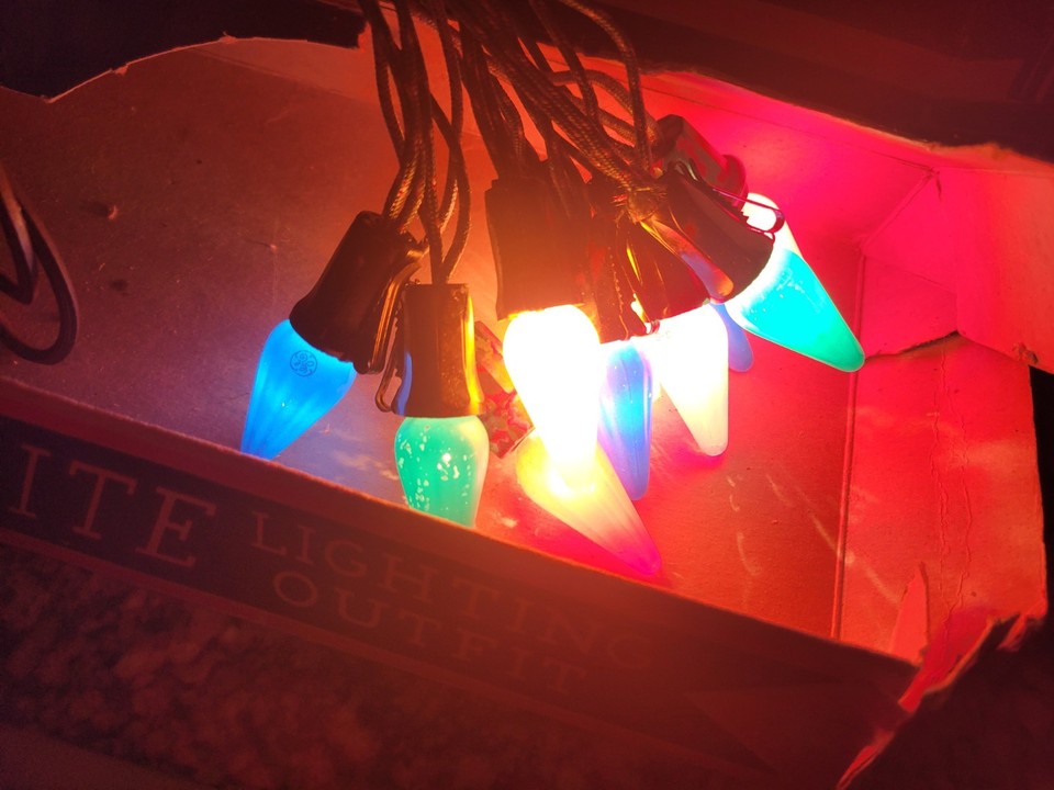 Vtg STARLITE Decorative Lighting Outfit Box w/ PARAMOUNT Christmas Tree ...